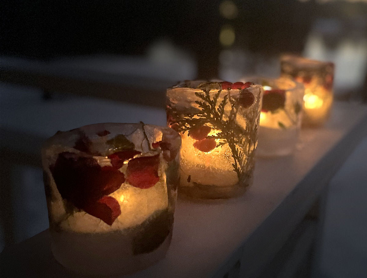 Nature Meets Romance A Diy Ice Luminary For Valentine S Day Celebrati