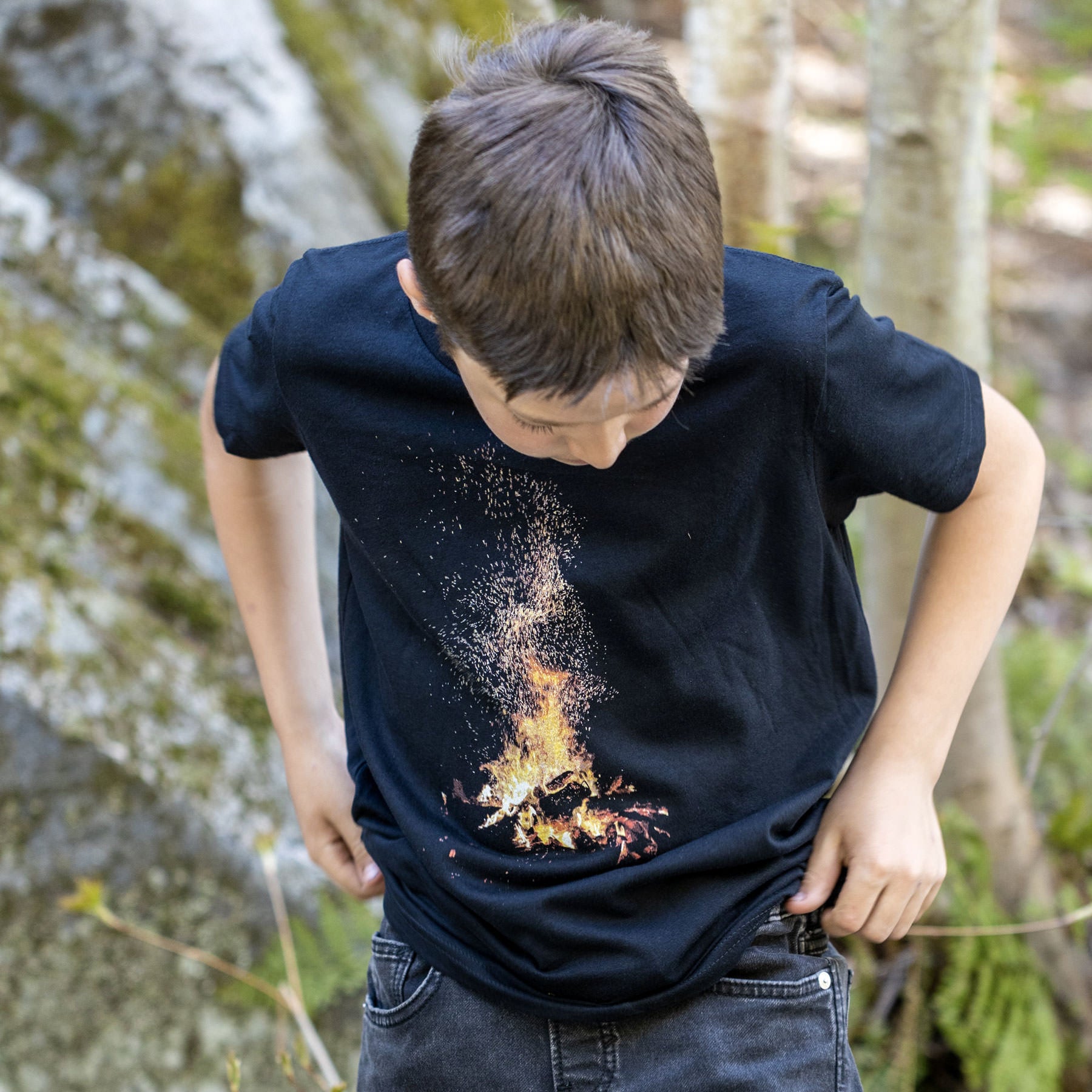 Kids Bonfire T-Shirt – Pure Muskoka