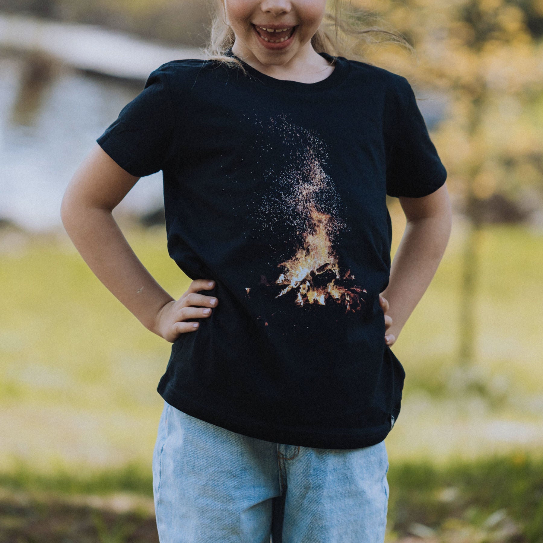 Kids Bonfire T-Shirt – Pure Muskoka